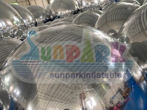 Inflatable Reflective Ball | 100cm Silver Sphere | China