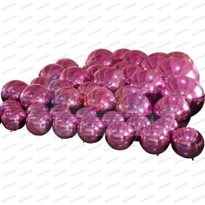 Pink Inflatable Chrome Orb | Giant Mirror Chrome