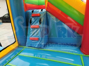 Rainbow Dual Slide Combo | Crossover Water Slide Unit