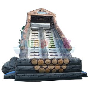 Log Jammer Extreme Slide | Huge Wet / Dry Inflatable Fun