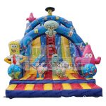 Cheap SpongeBob Inflatable Slide | Fun Dual Slide for Events