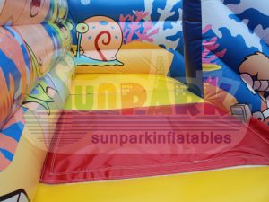 Cheap SpongeBob Inflatable Slide | Fun Dual Slide for Events