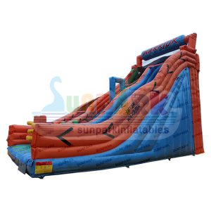 Large Inflatable Inflatable Helix Slide | Ninja Warrior