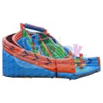 Large Inflatable Inflatable Helix Slide | Ninja Warrior