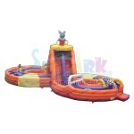 Rat Race Obstacle Course | Figure 8 Fun Inflatable by Sunpark