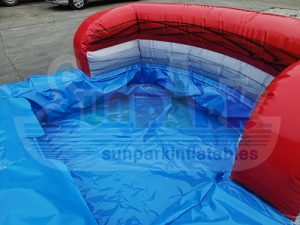 Durable Titanium Water Slide Combo | Dual Lane Bounce Slide