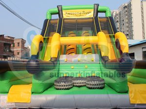 Giant Nuclear Vertical Rush Slide | Toxic Atomic Rush Slide