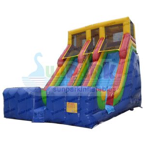Double Slide Inflatable | Safe & Fun Double Lane Slides